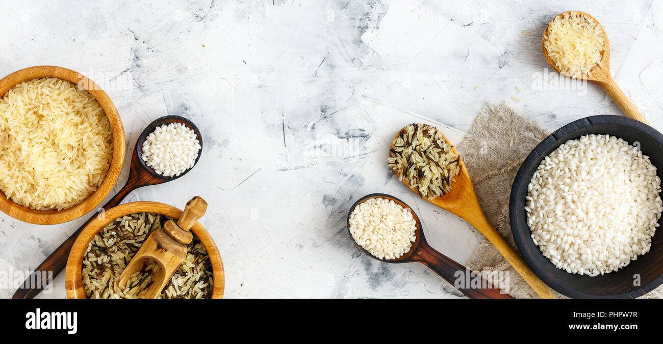 Asian rice varieties hi-res stock photography and images - Alamy