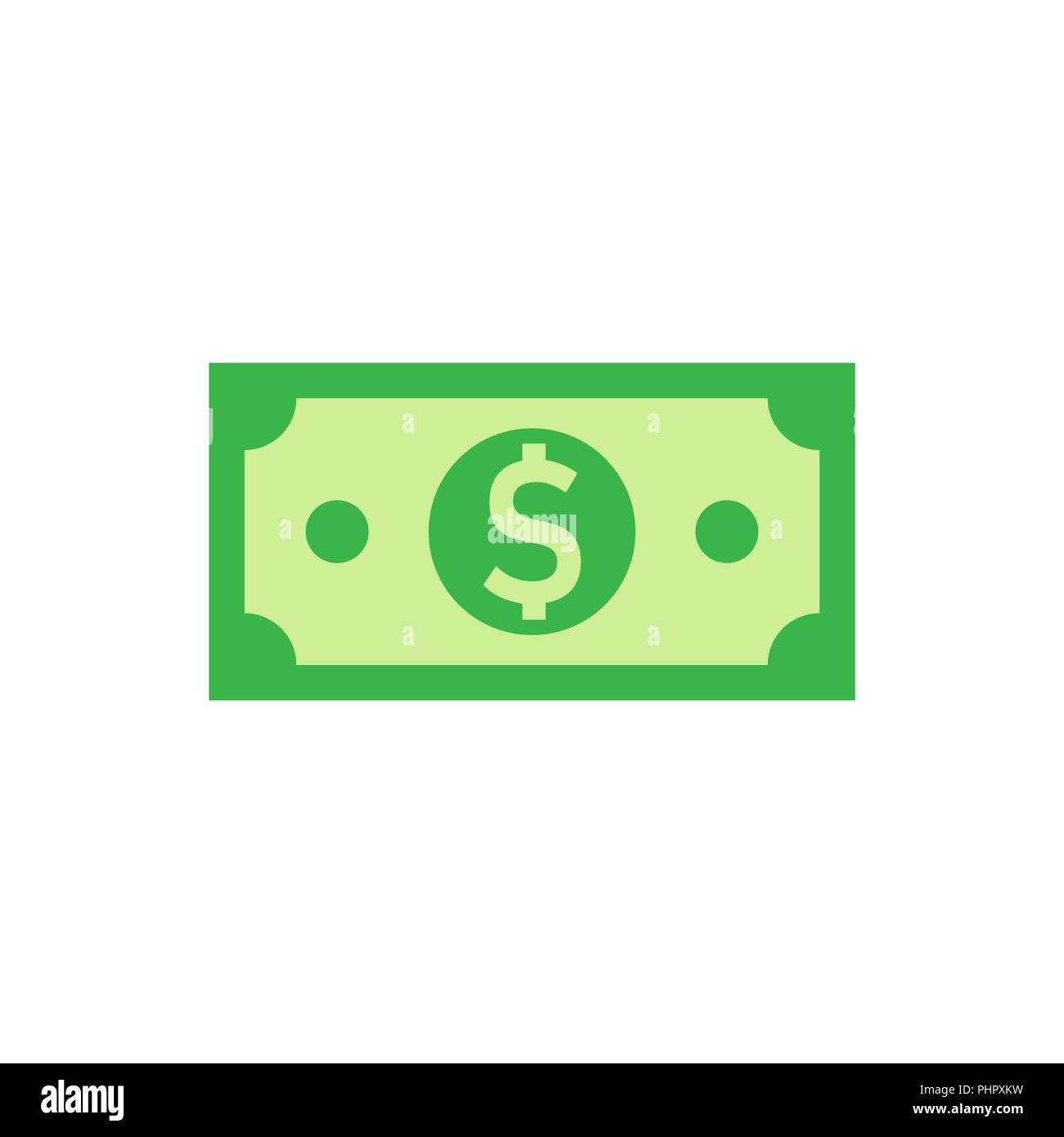 Dollar Bill Icon Green