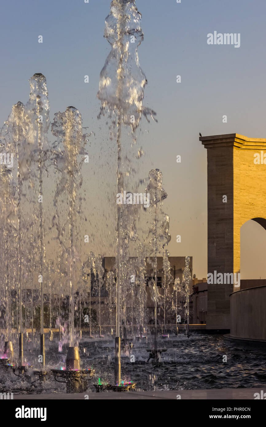 Middle Eastern Square Architecture Desert Building Exterior Detail ...