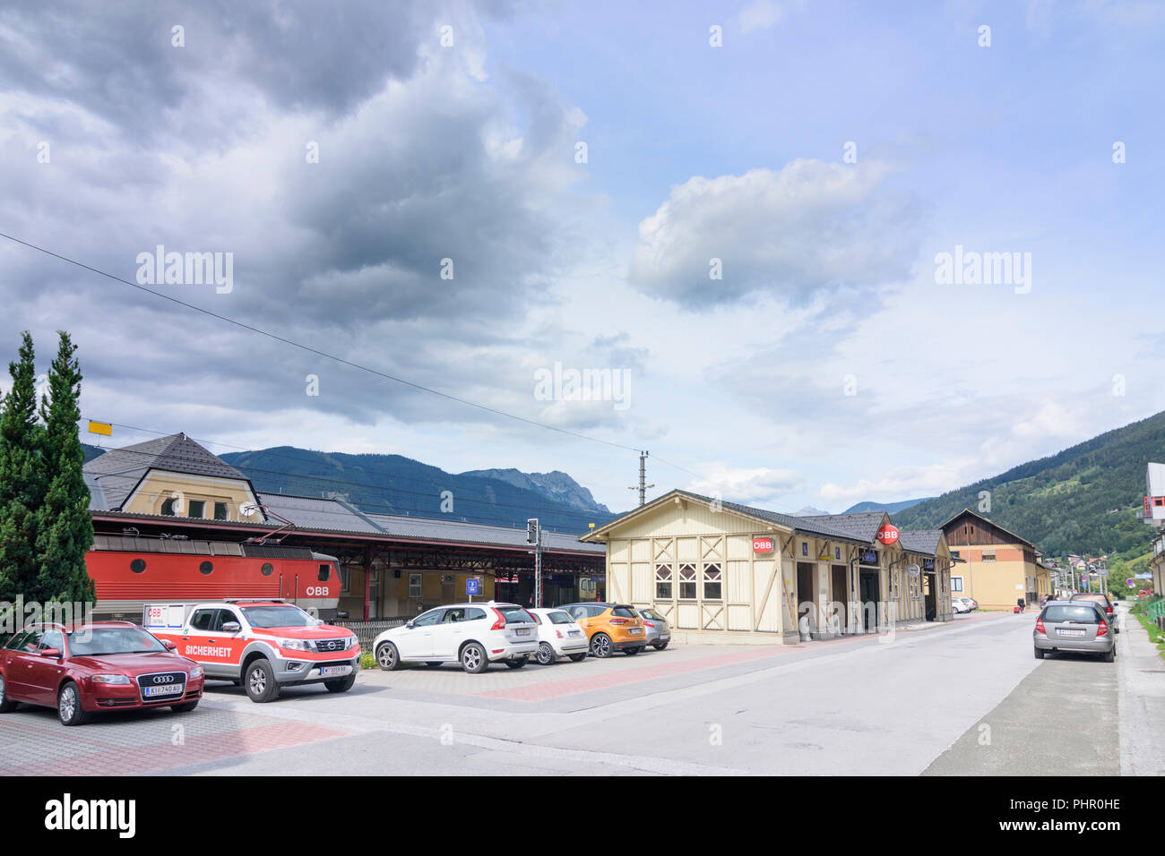 Selzthal: railway station, Schladming-Dachstein, Steiermark, Styria ...