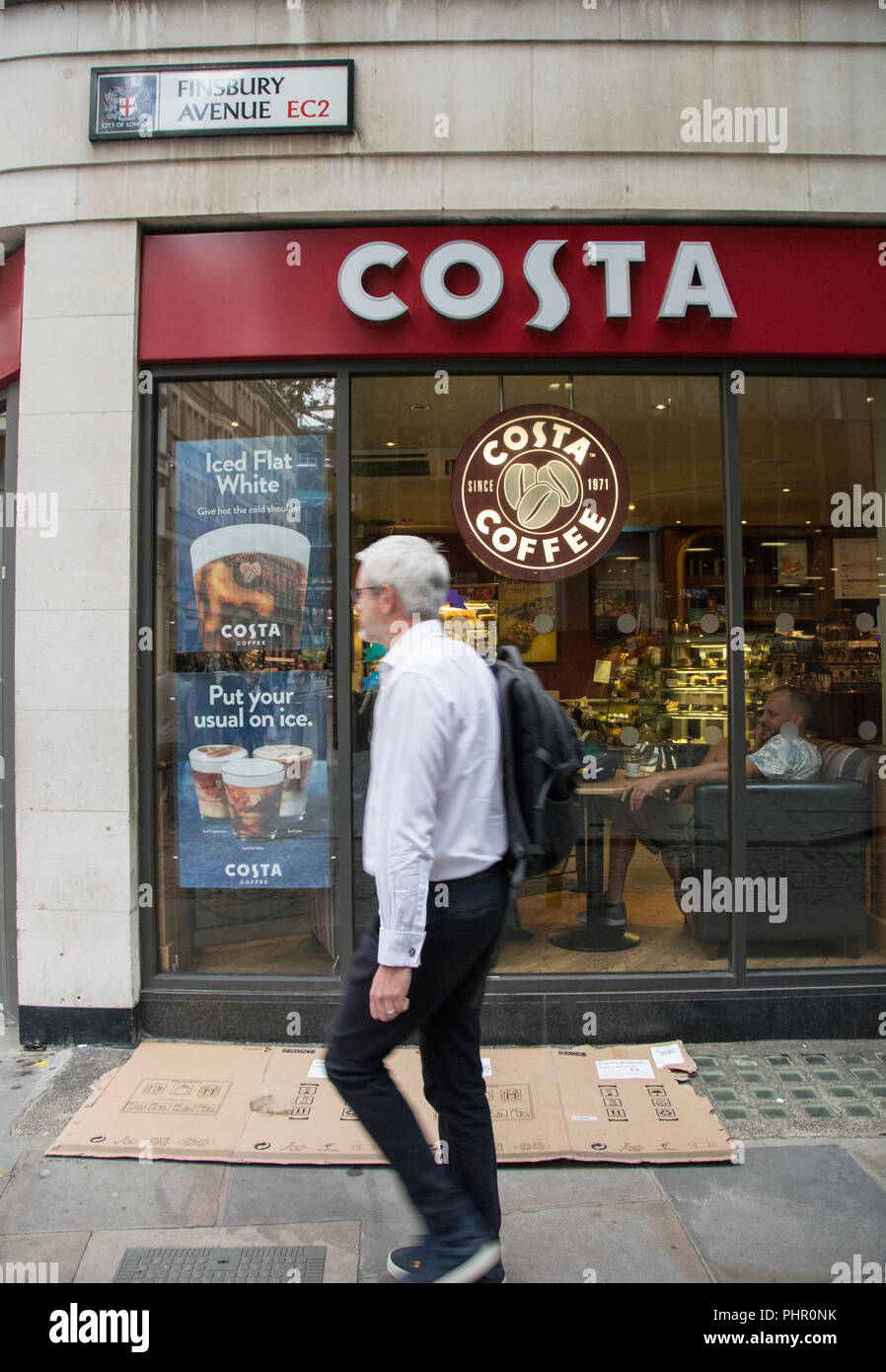 Costa Coffee, Finsbury Avenue, London, EC2, UK Stock Photo - Alamy