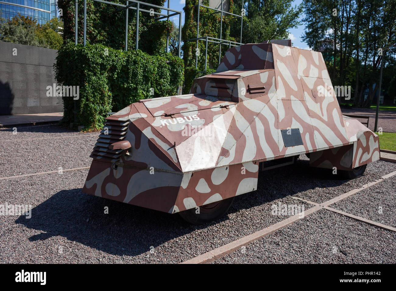 Armored vehicle replica called Kubuś, build on the chassis of Chevrolet ...