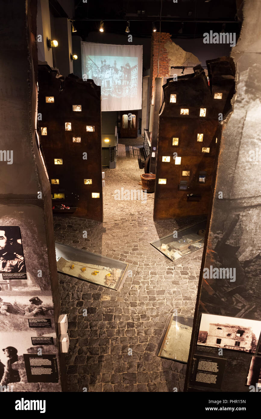 Warsaw Rising Museum (Muzeum Powstania Warszawskiego) interior in ...