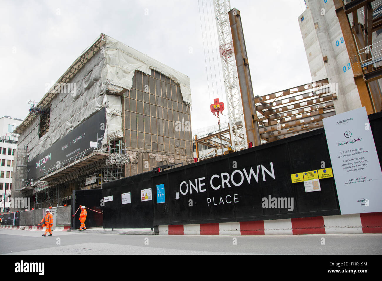 One Crown Place, Wilson Street, London, EC2, UK Stock Photo - Alamy