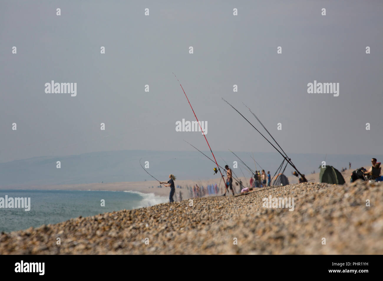 Angler casting angler hi-res stock photography and images - Alamy