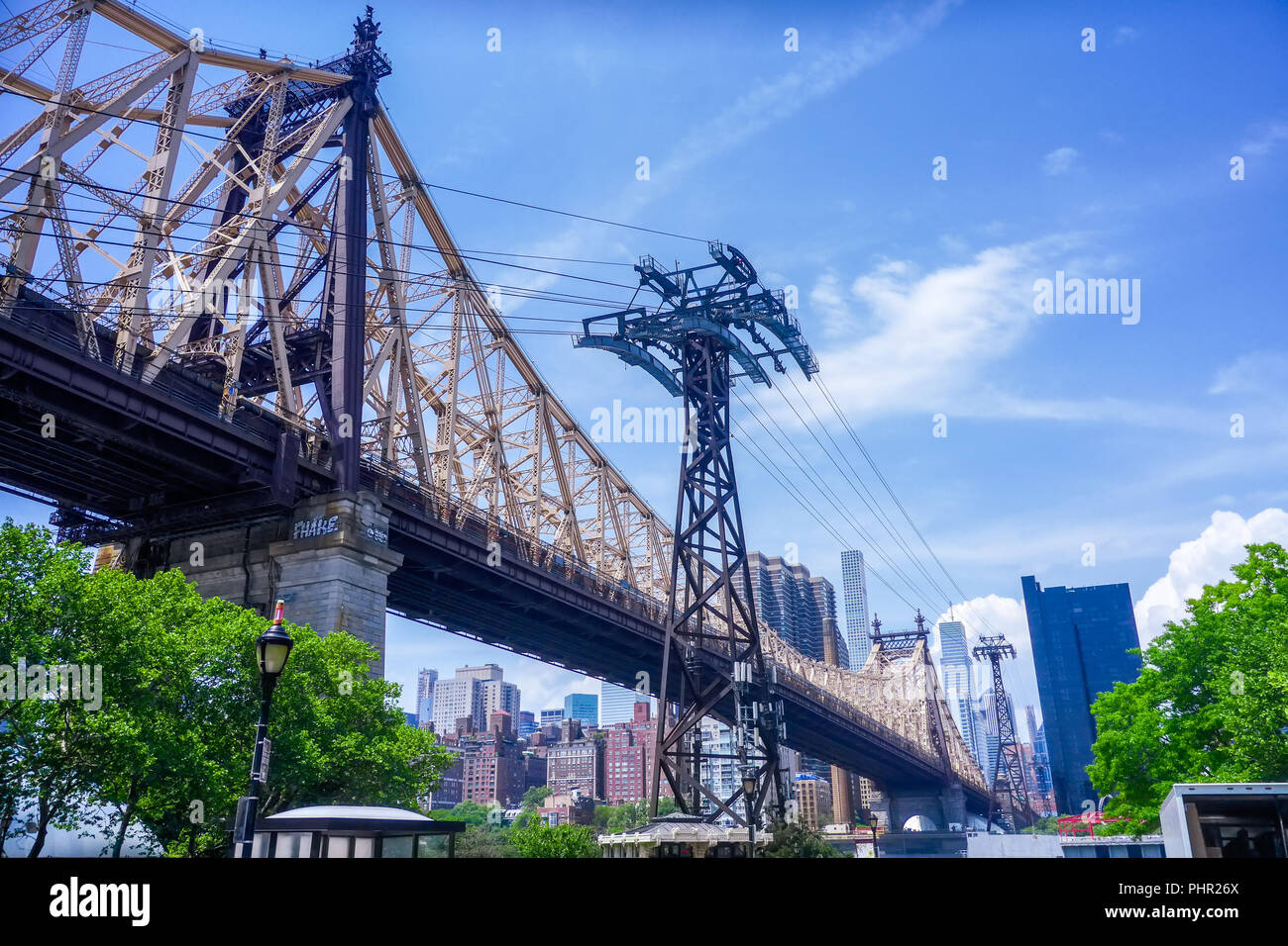 Aerial queensboro bridge new york hi-res stock photography and images ...
