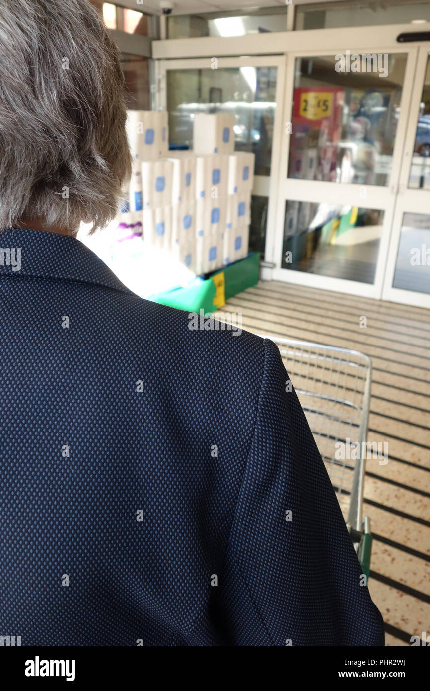 shopping at Morrisons, Halfway, Sheffield, England Stock Photo - Alamy
