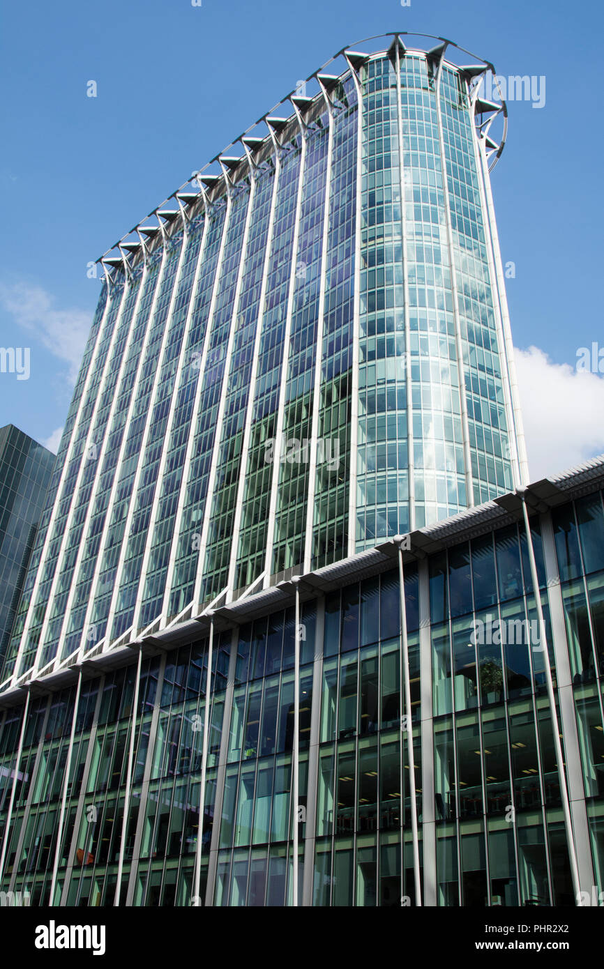 CityPoint, from Moor Lane, designed by architect Santiago Calatrava, on ...