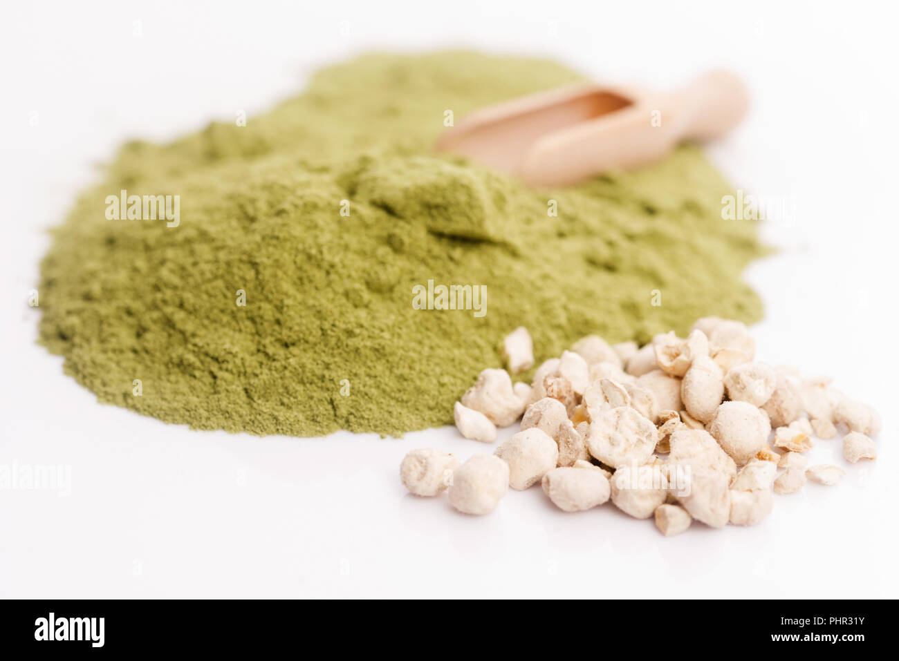 Top view moringa powder hi-res stock photography and images - Alamy