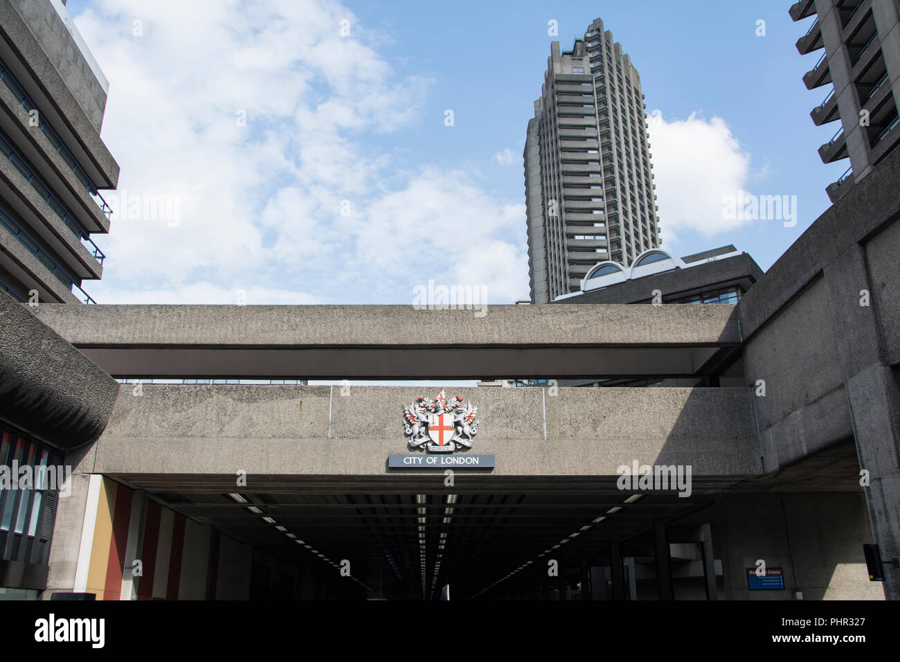The barbican signage hi-res stock photography and images - Alamy