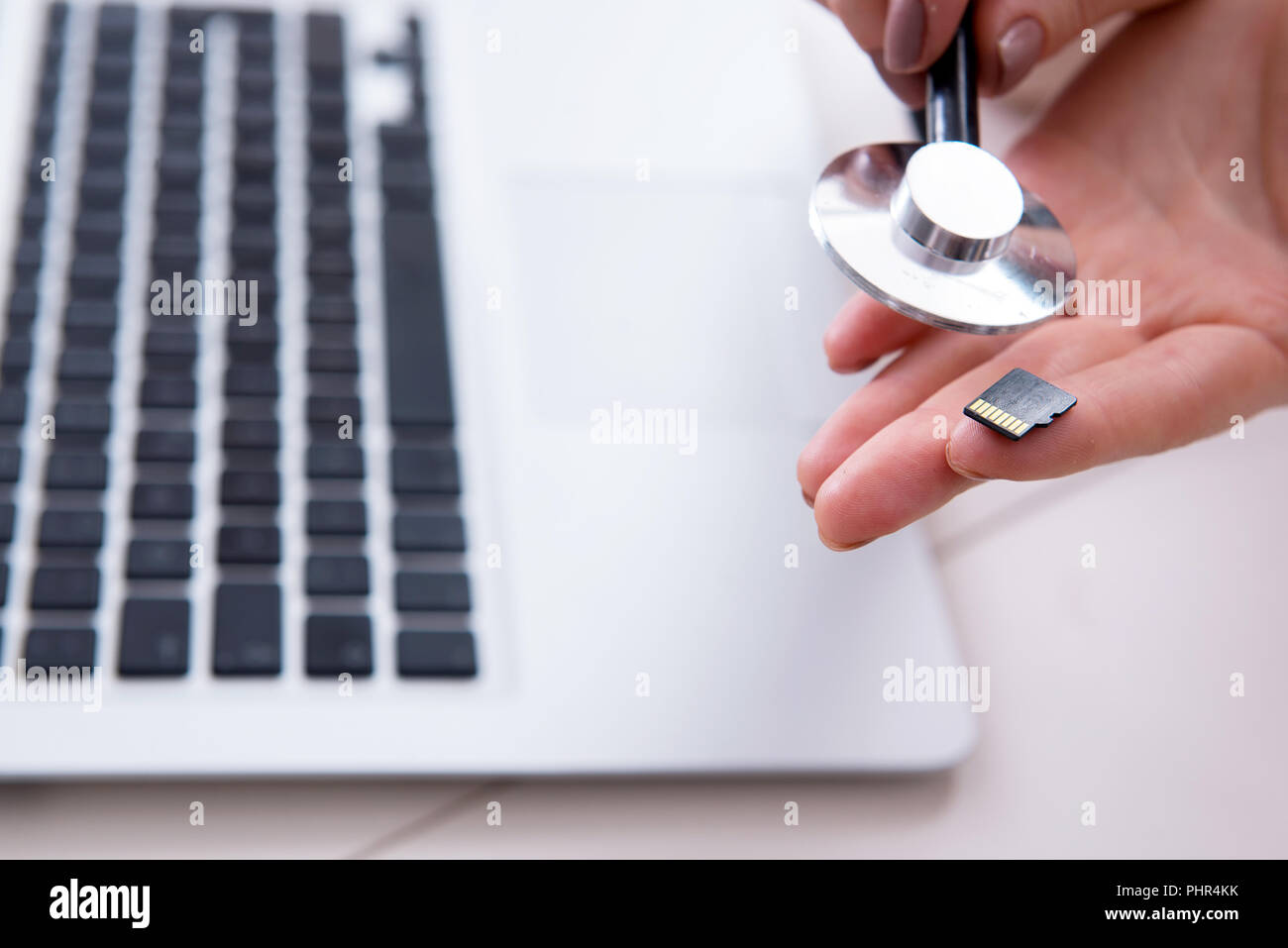 Hard drive repair and data recovery with restoration Stock Photo - Alamy