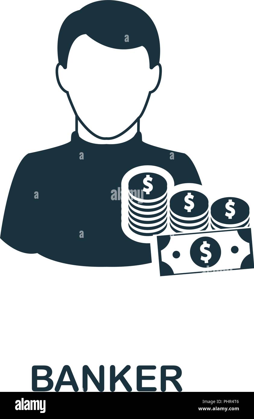Banker icon hi-res stock photography and images - Alamy