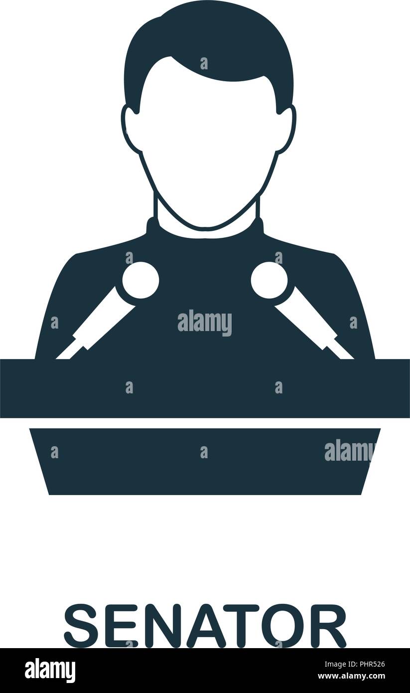 Speech from the podium Stock Vector Images - Alamy