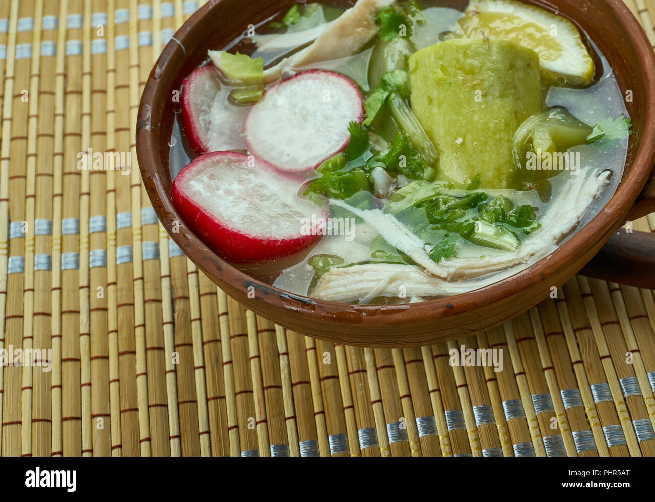 Pozole Verde de Pollo Stock Photo - Alamy