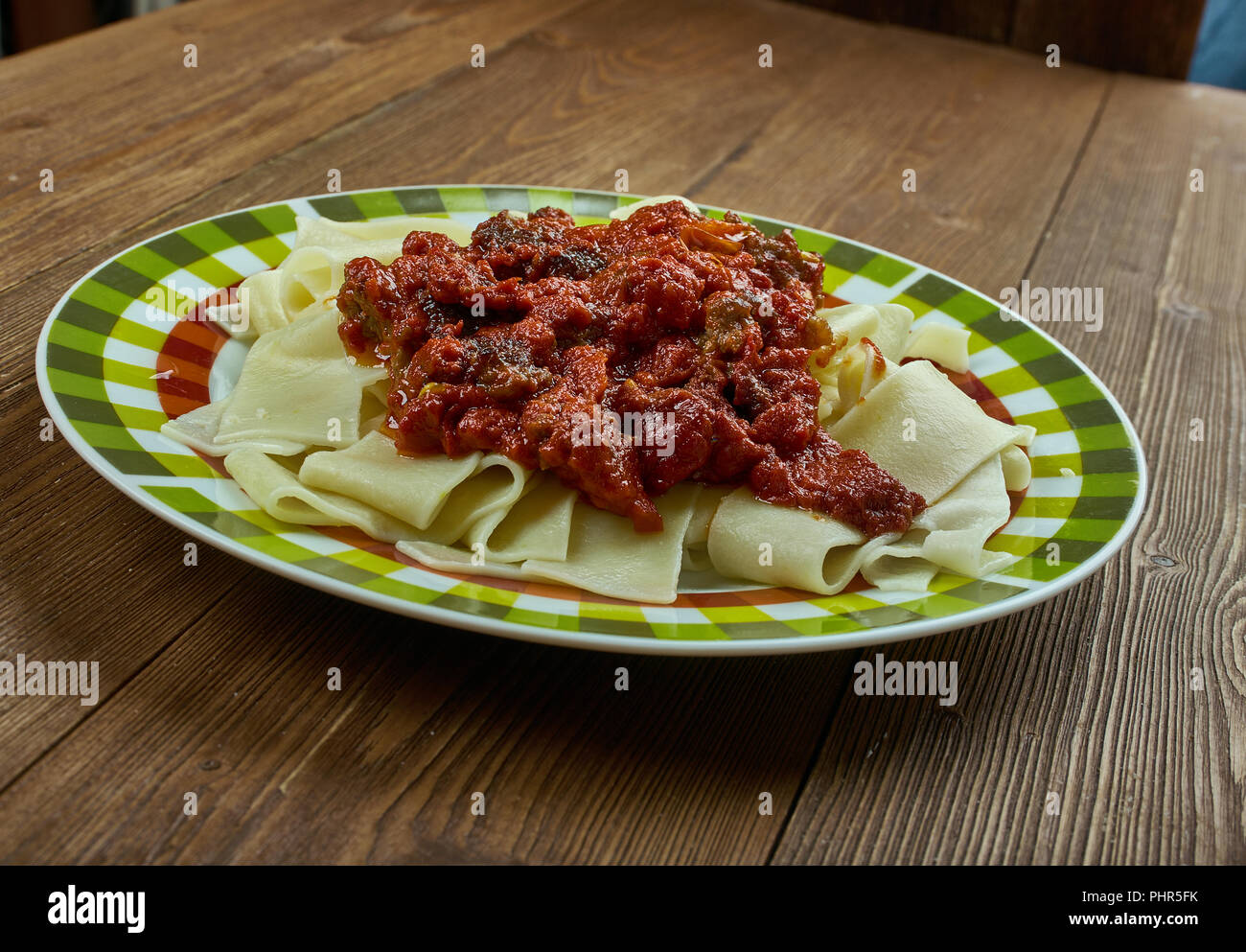 Italian Braised Pork Shoulder Ragu Stock Photo - Alamy