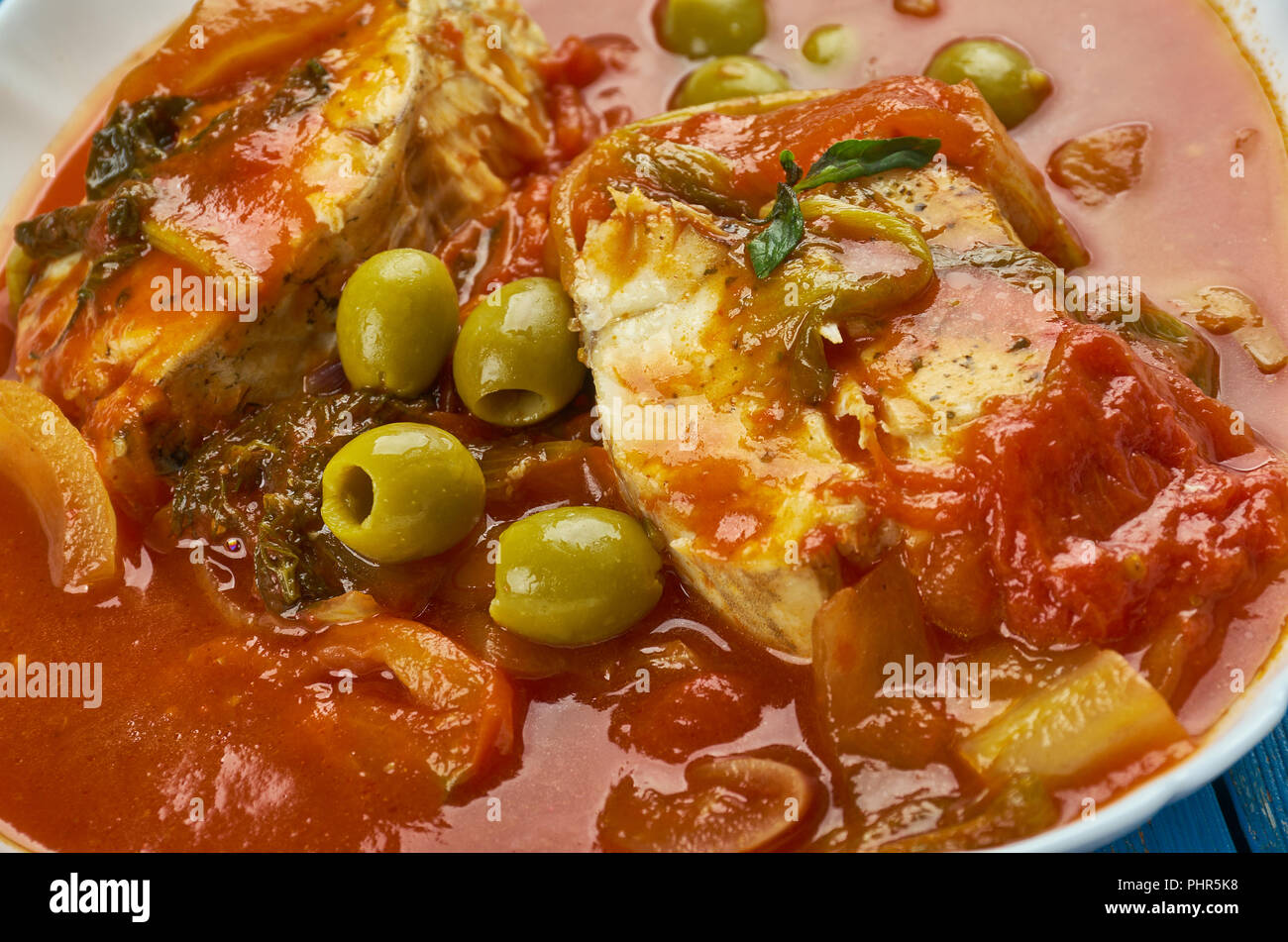 Moroccan Fish Stew Stock Photo - Alamy