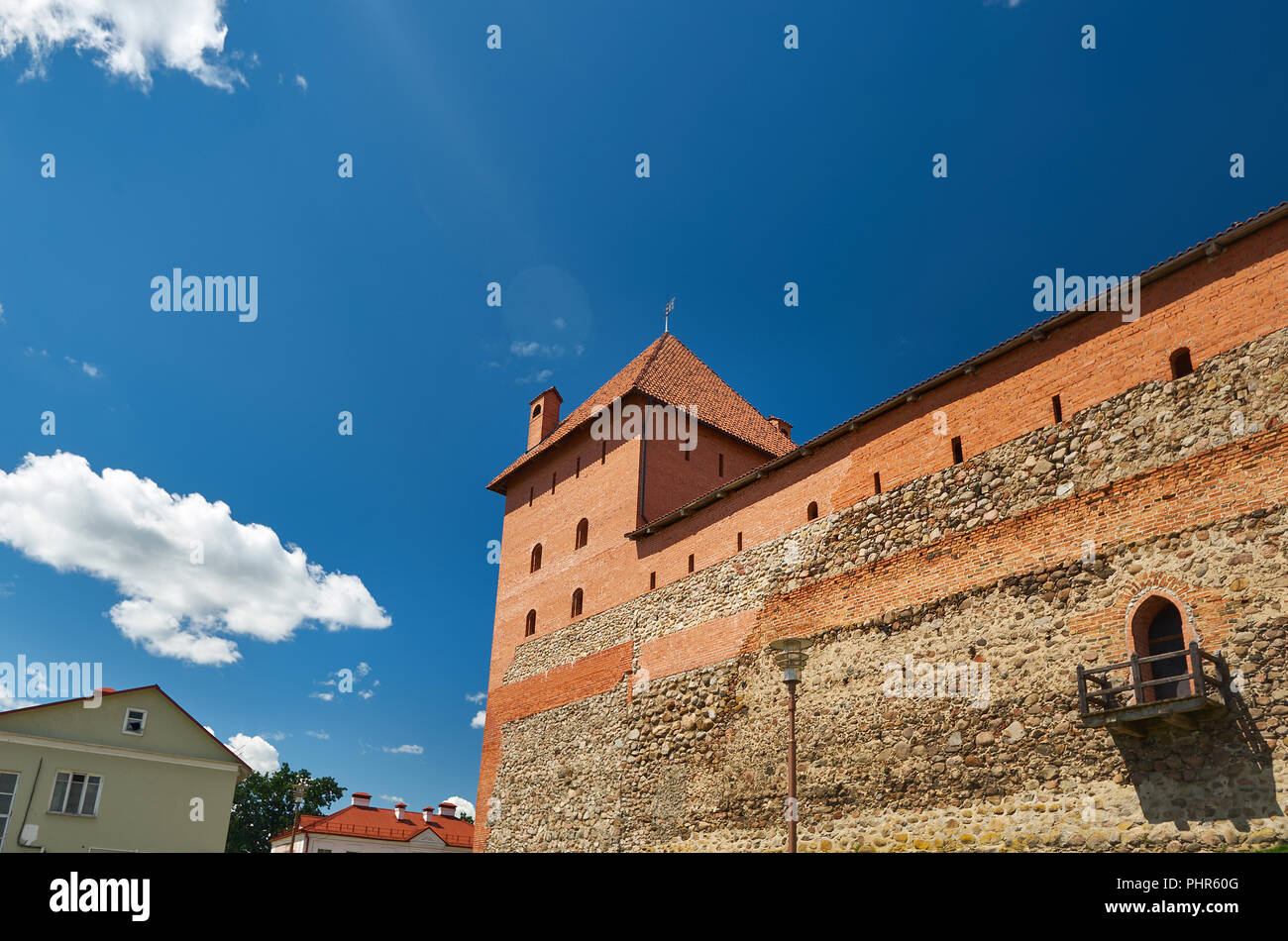 Castle in the town of Lida Stock Photo - Alamy
