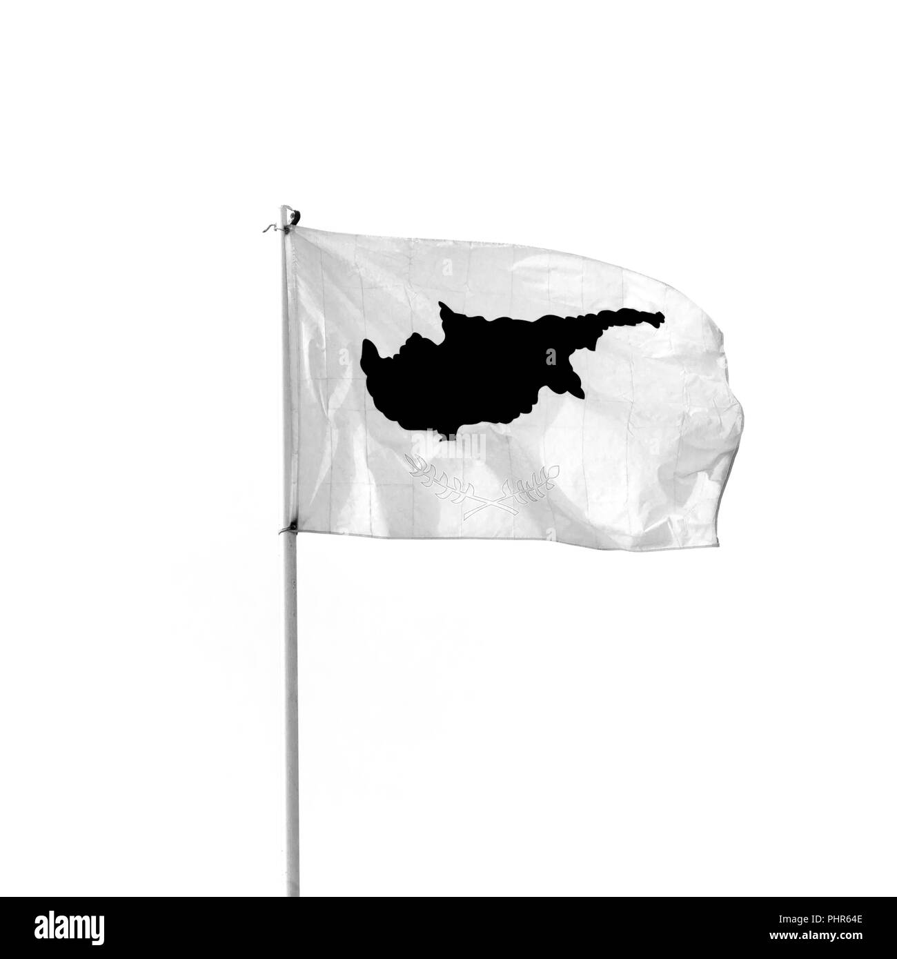 Flag of cyprus Black and White Stock Photos & Images - Alamy