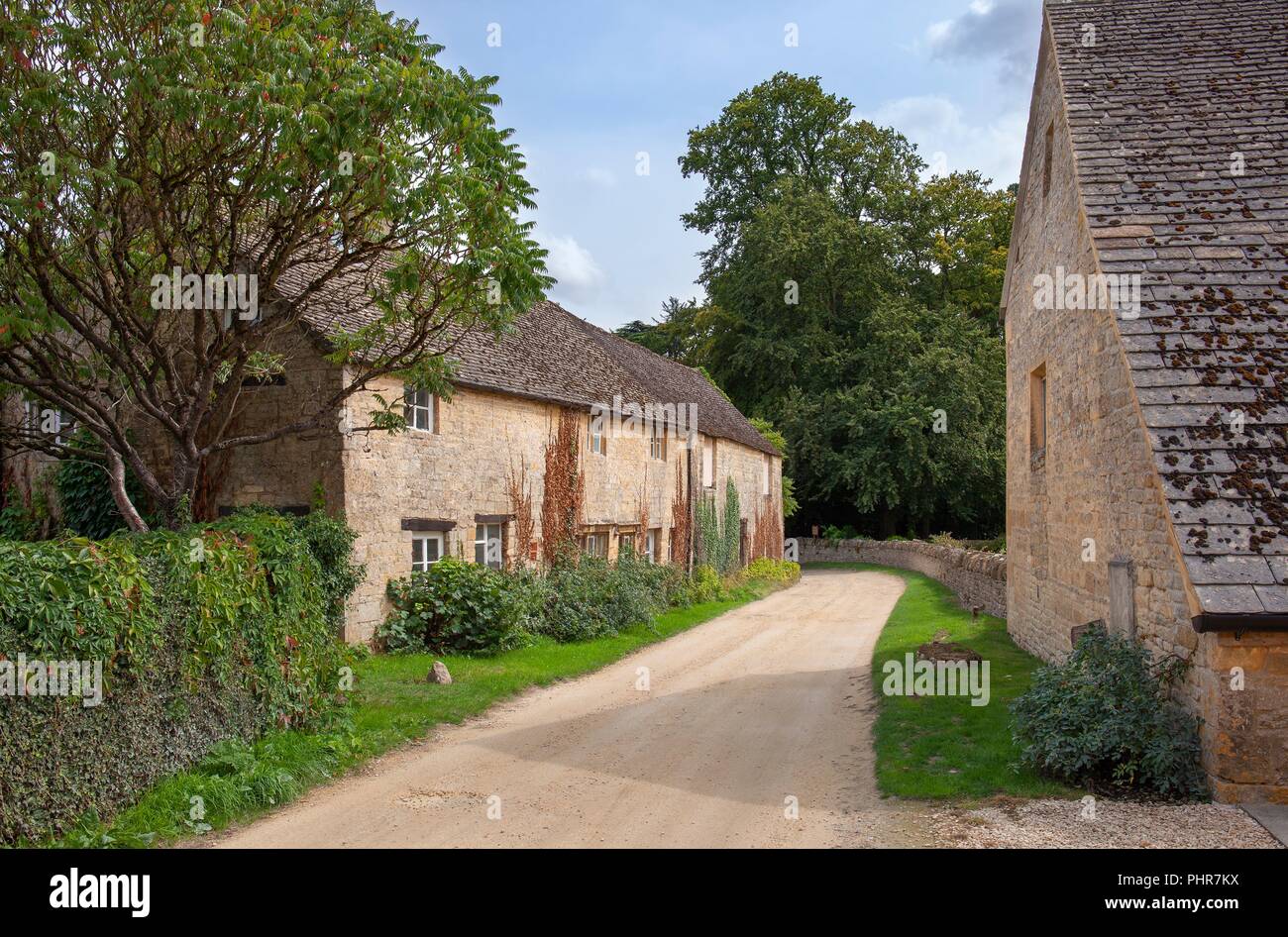 Temple Guiting village, Cotswolds, Gloucestershire, England Stock Photo ...