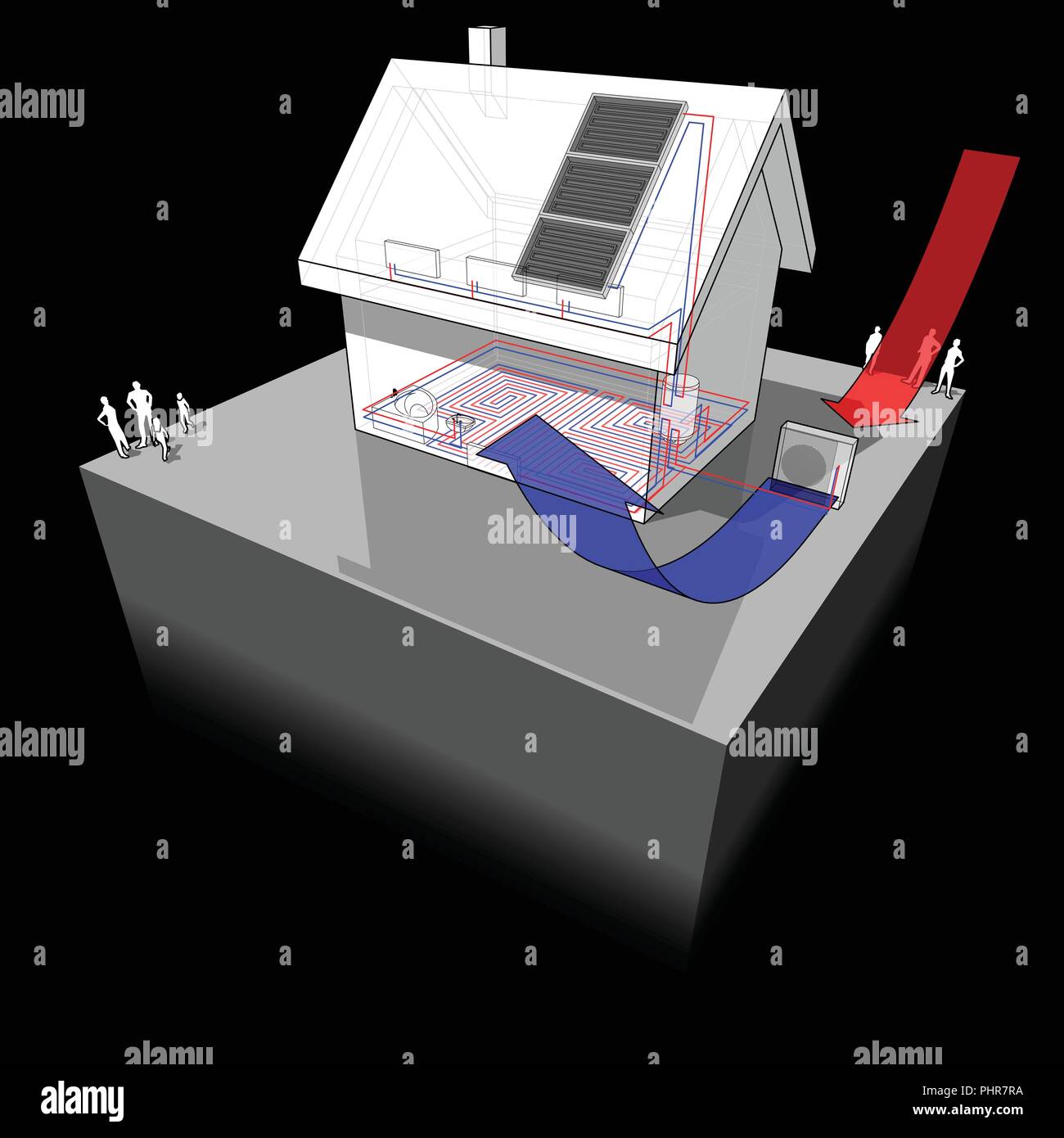 Sun combined Stock Vector Images - Alamy