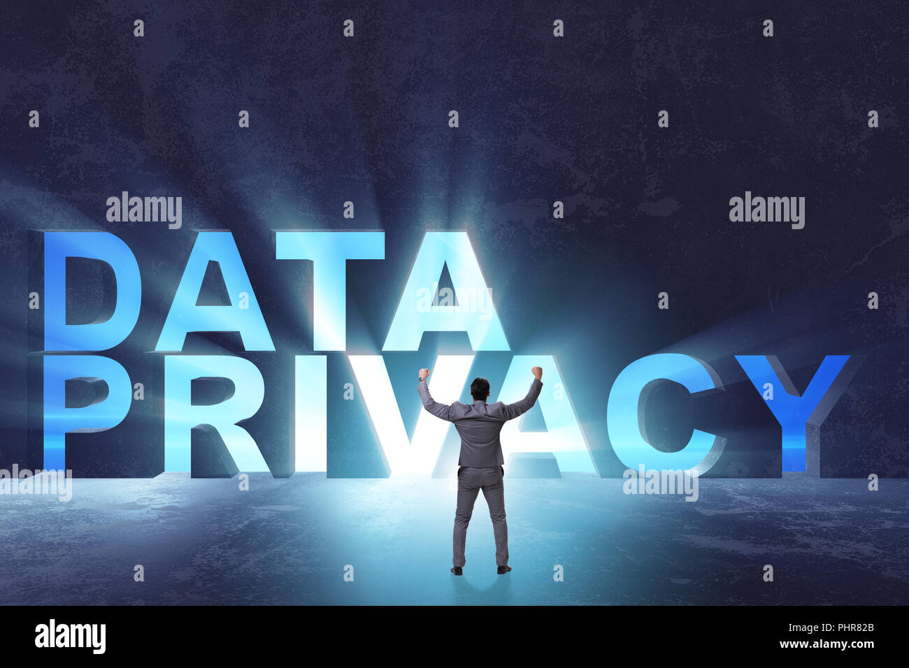 Data privacy concept in modern IT technology Stock Photo - Alamy