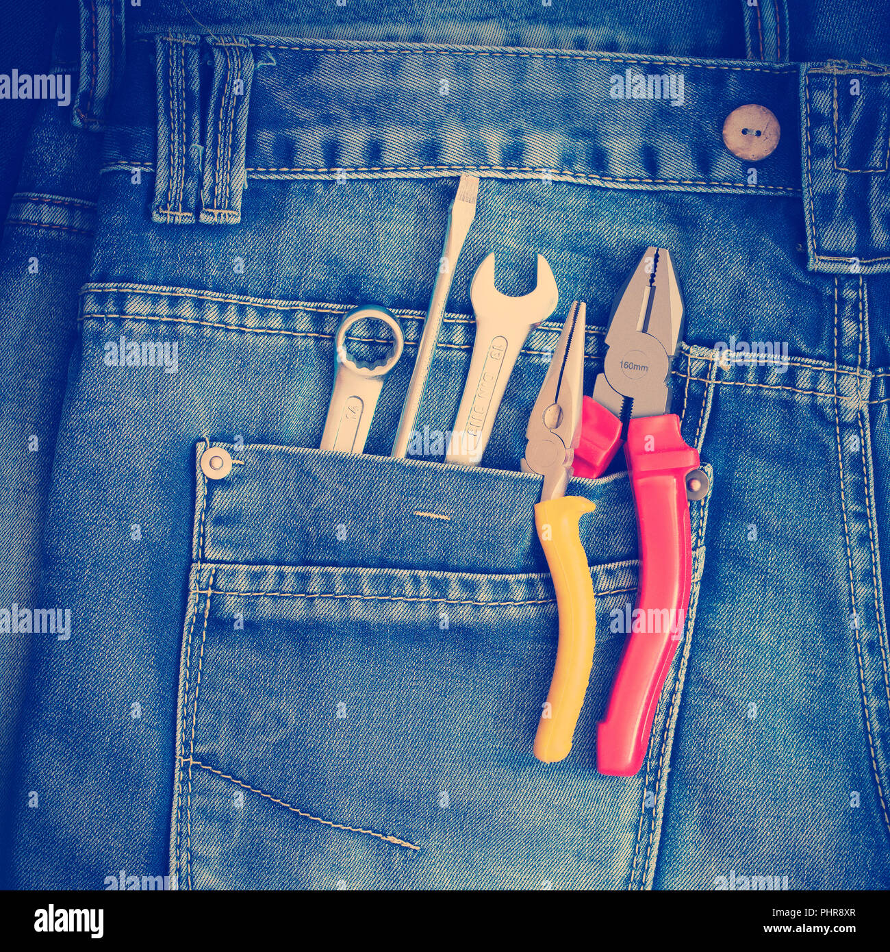 Several tools hi-res stock photography and images - Alamy