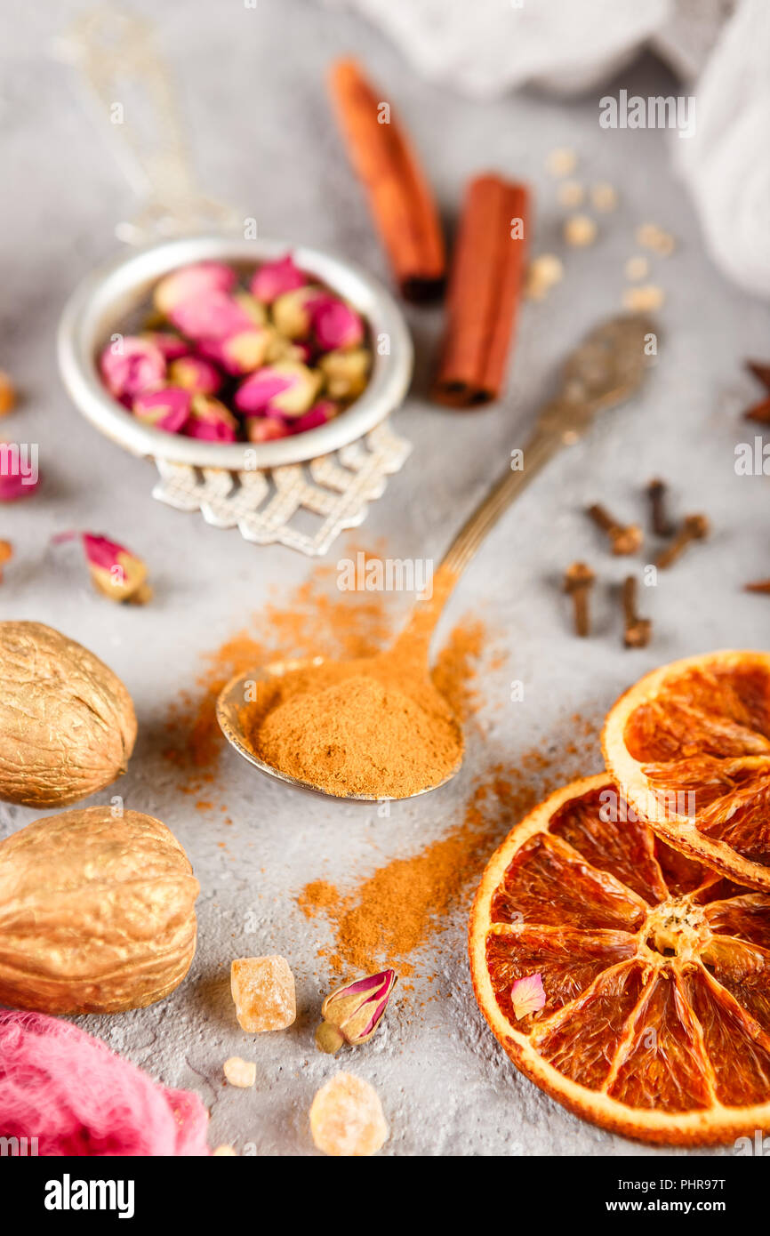 Different Kinds of Spices Stock Photo - Alamy
