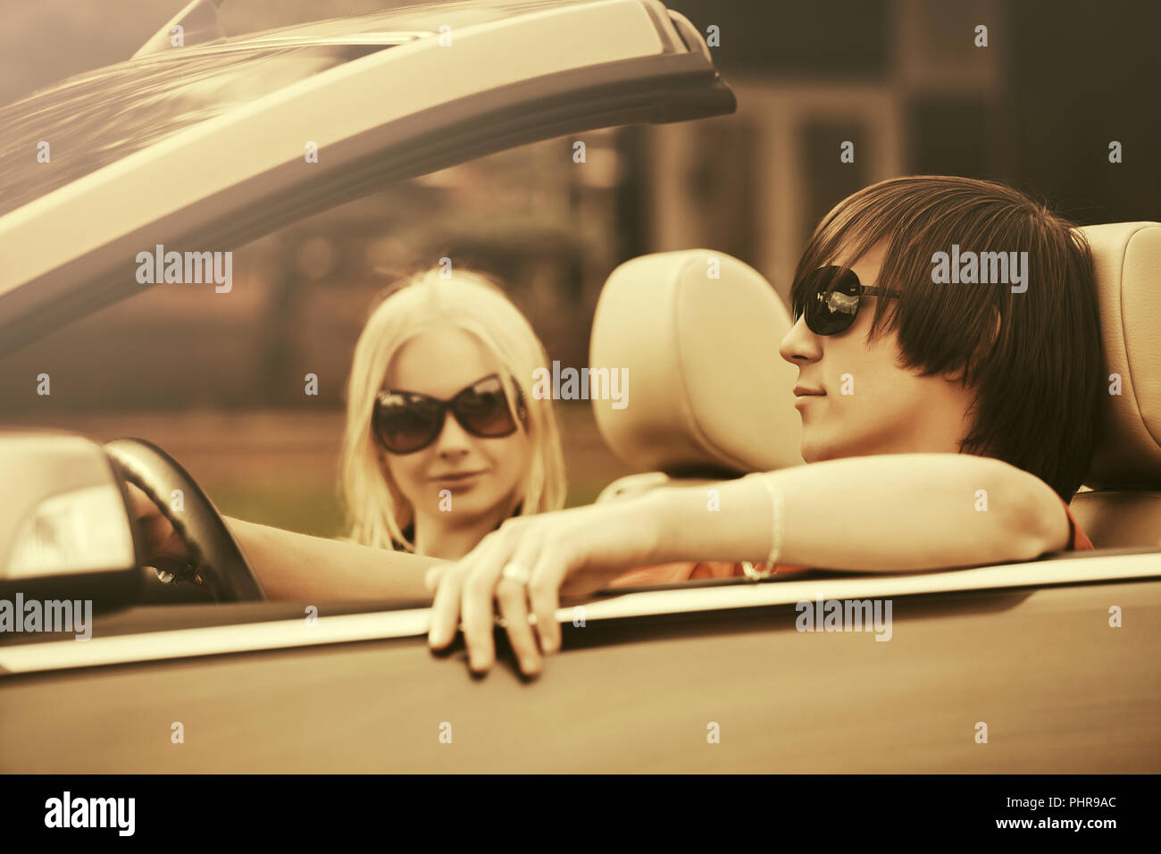 Teens Driving Convertible High Resolution Stock Photography and Images ...