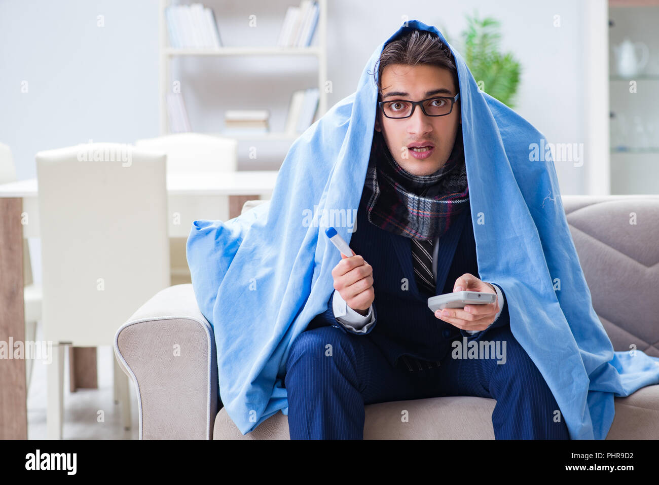 Changing channels businessman hi-res stock photography and images - Alamy