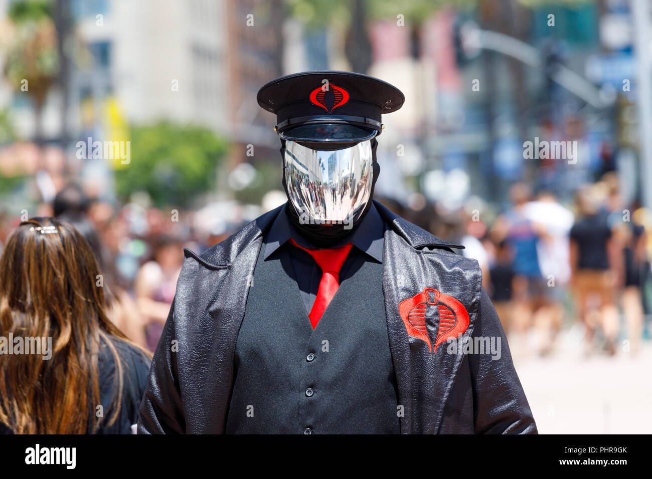 Cobra Commander cosplay at San Diego Comic Con 2018 Stock Photo - Alamy