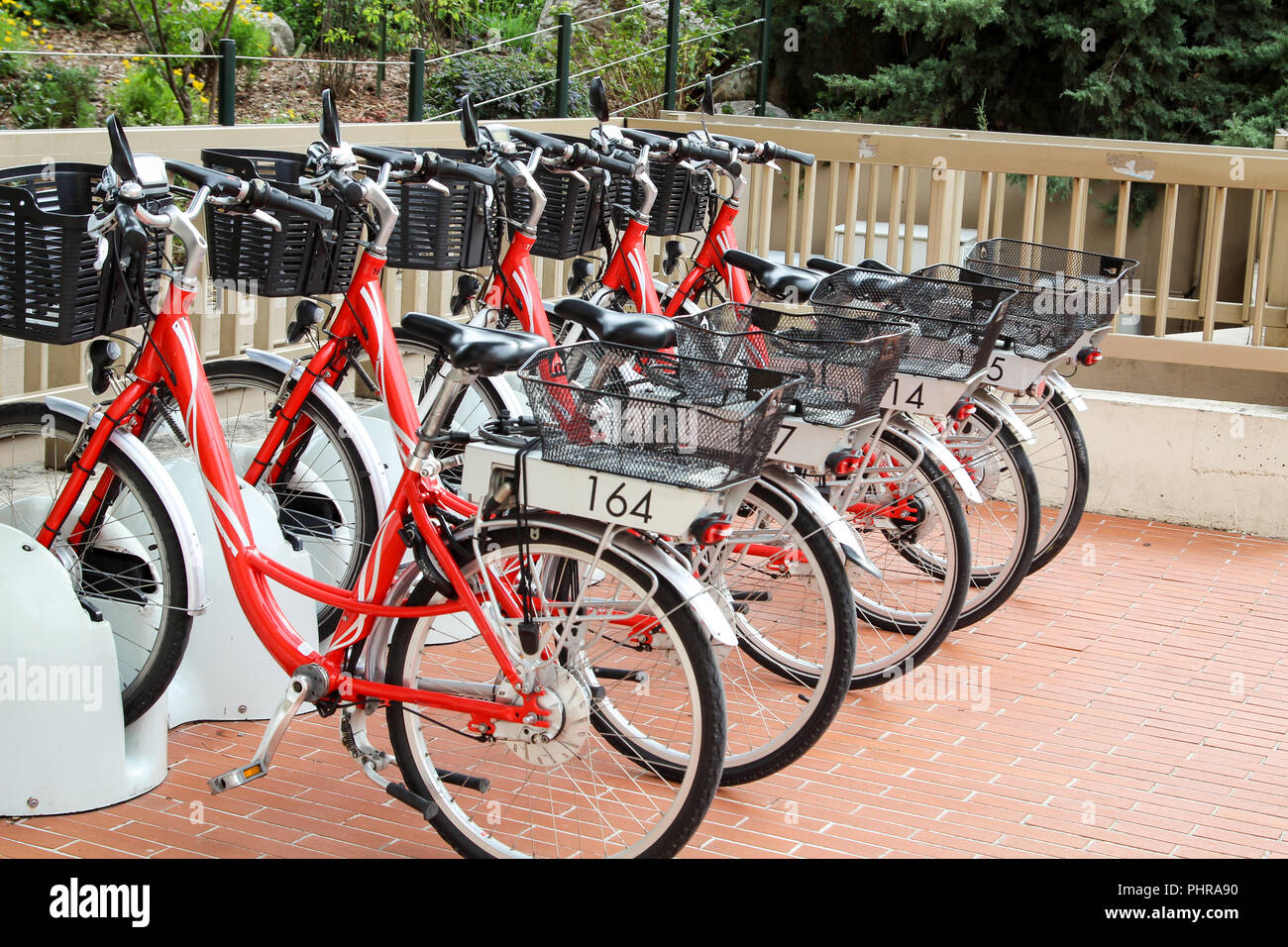 E-bikes charge batteries, charging station, bicycles Stock Photo - Alamy