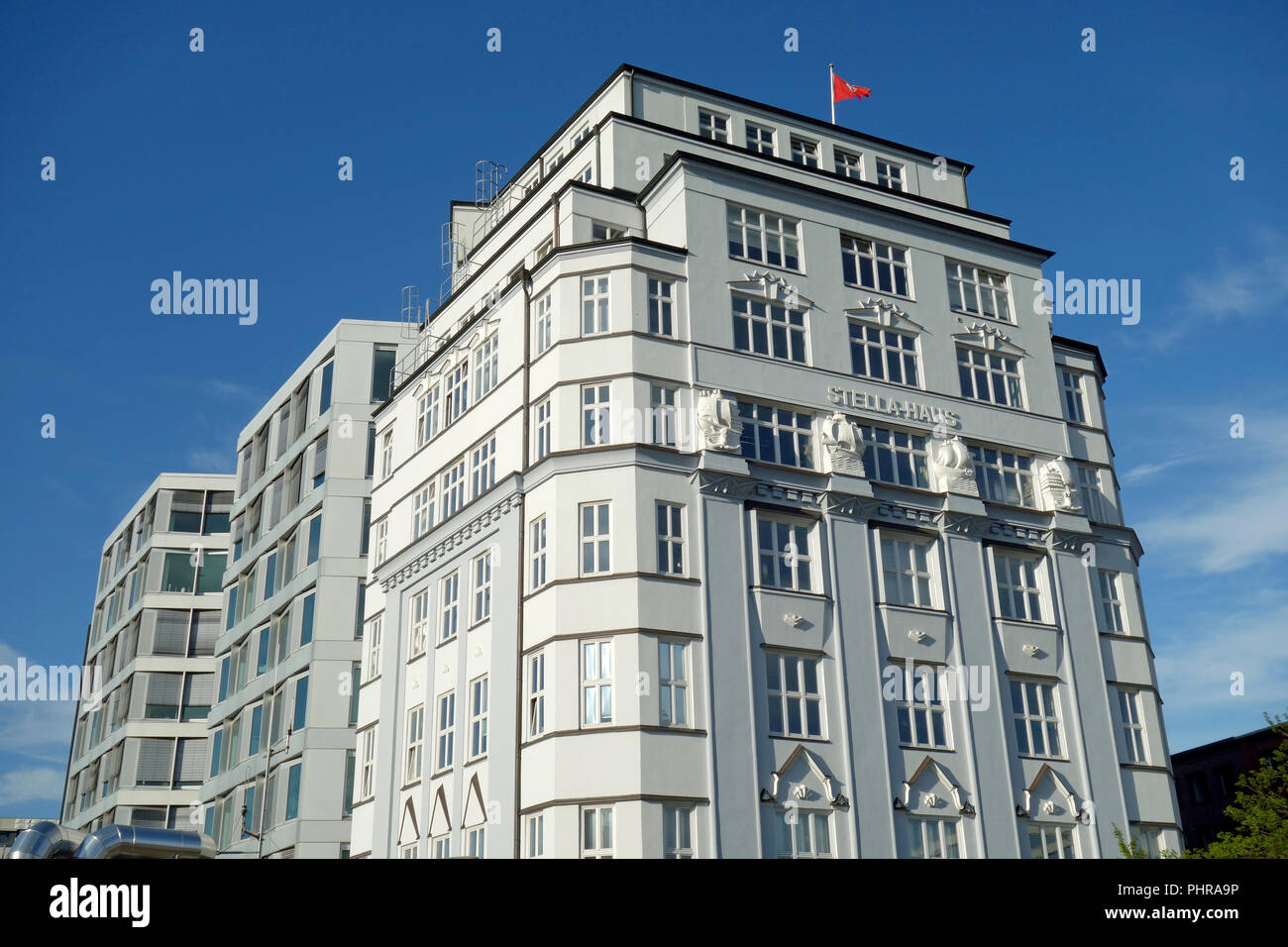 The Stella house in Hamburg Old Town Stock Photo - Alamy