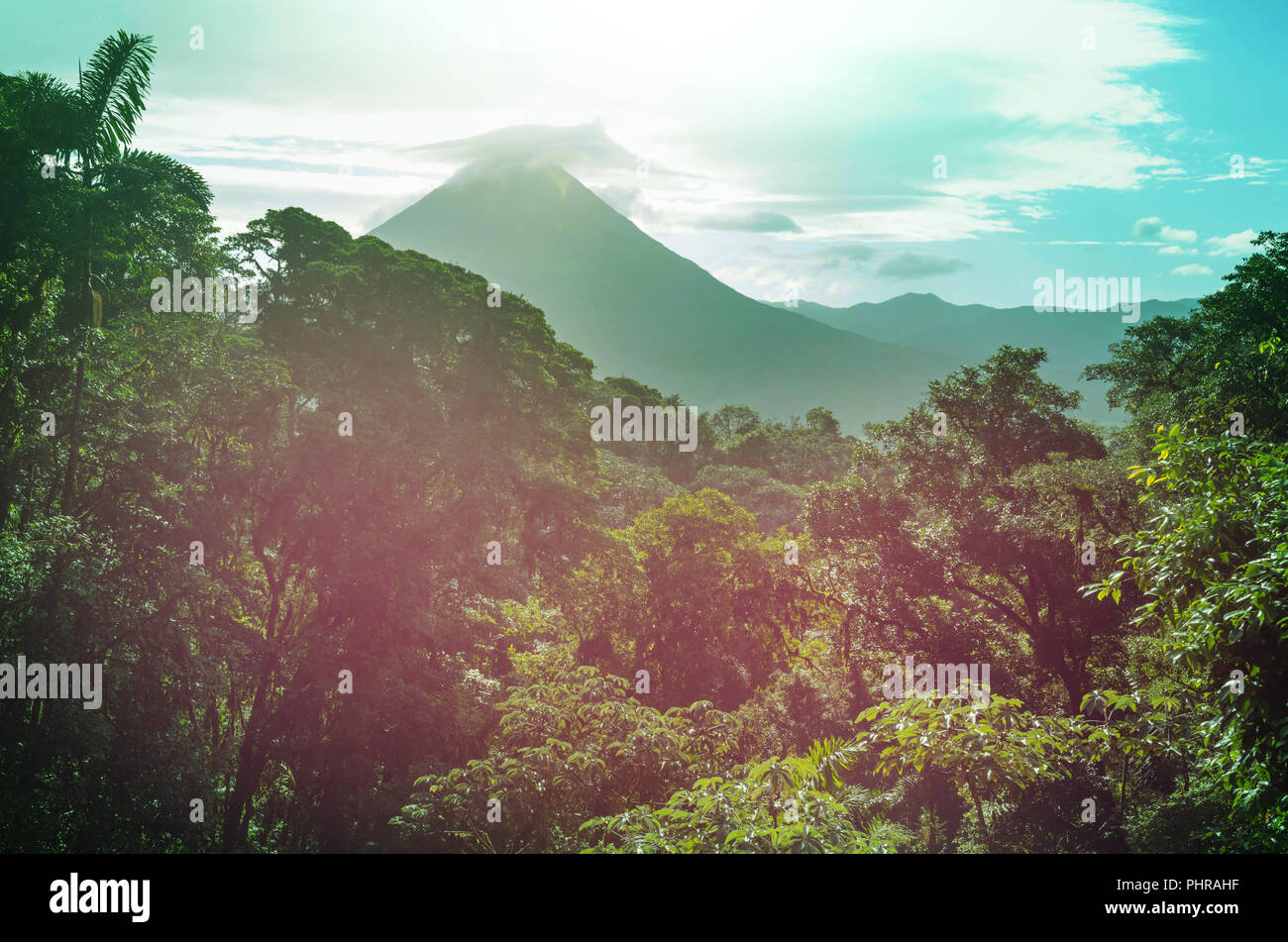 Hike arenal volcano national park hi-res stock photography and images ...
