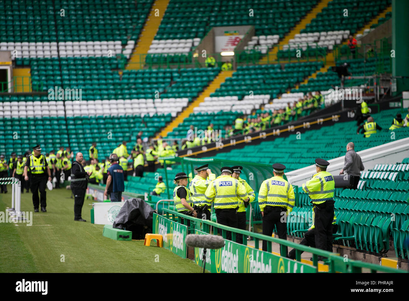 Police presence inside stadium hi-res stock photography and images - Alamy