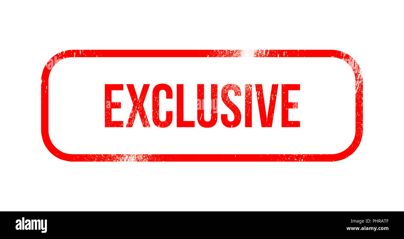 exclusive - red grunge rubber, stamp Stock Photo - Alamy