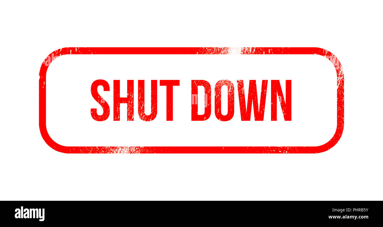 Is to shut down Cut Out Stock Images & Pictures - Alamy