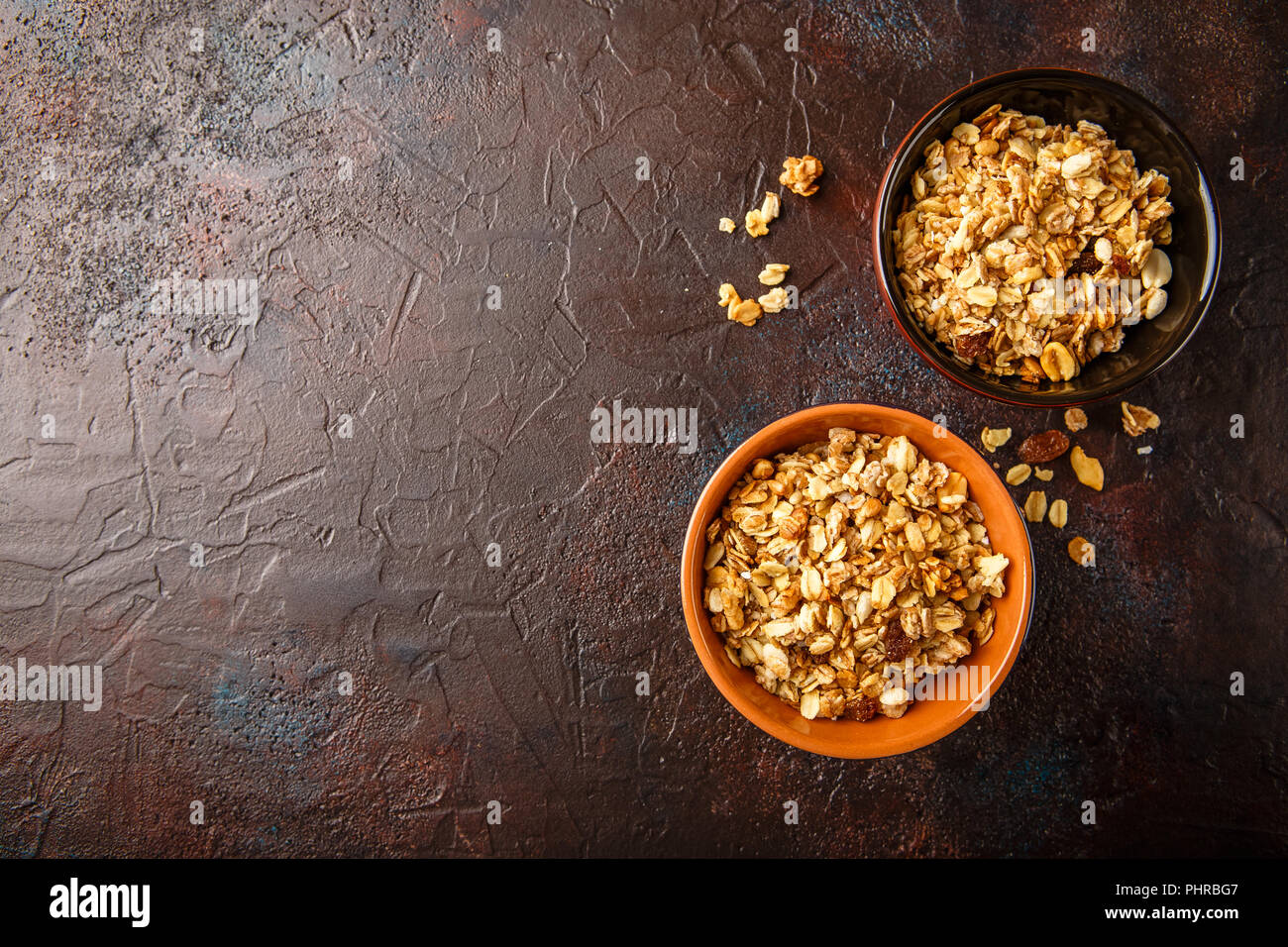 Homemade delicious granola Stock Photo - Alamy
