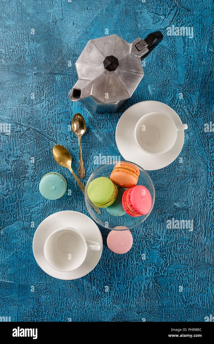 Different types of macaroons Stock Photo - Alamy