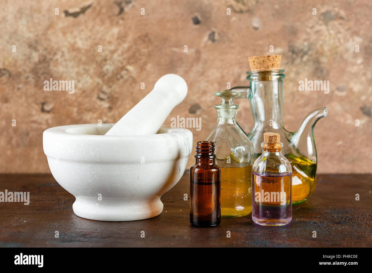 Bottles natural essential oil hi-res stock photography and images - Alamy