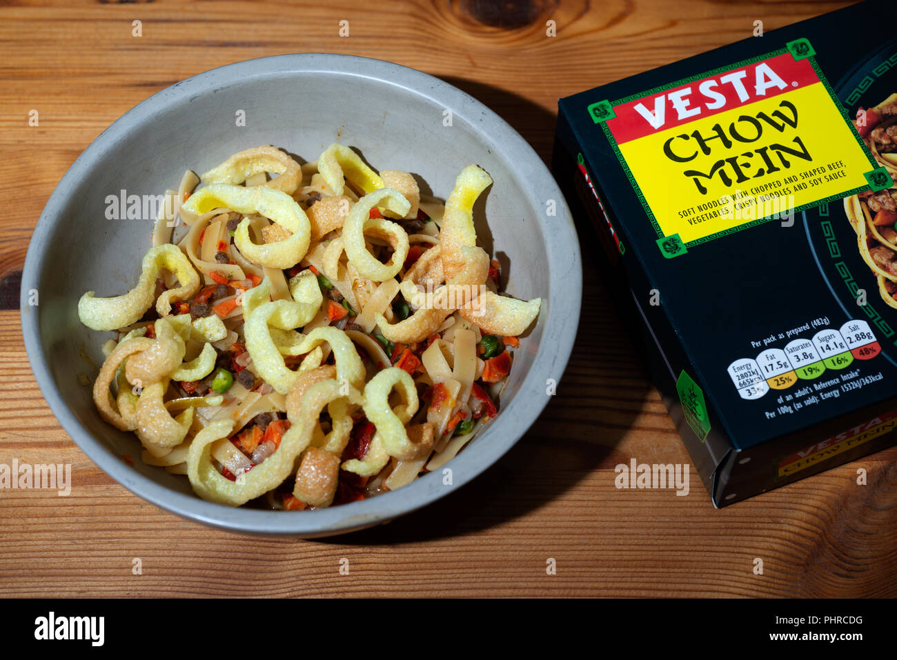 Vesta Chow Mein ready meal Stock Photo - Alamy