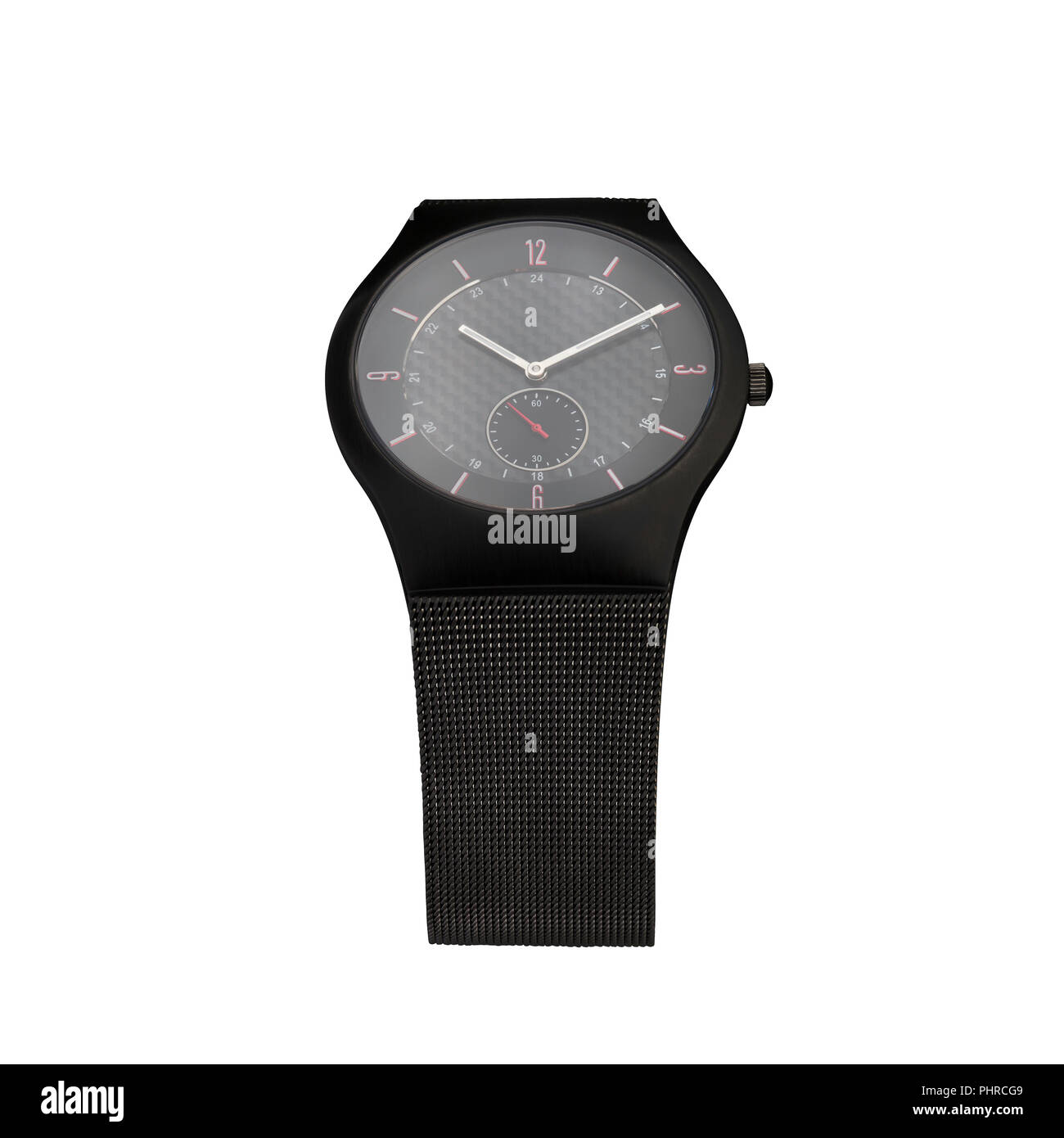black metal watch Stock Photo - Alamy