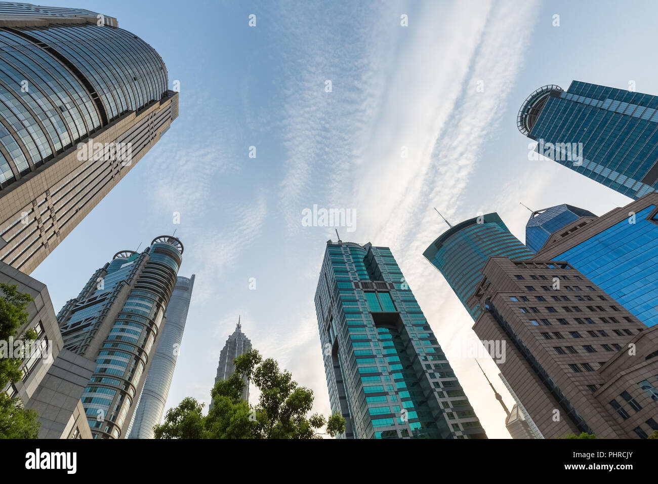 modern financial building in shanghai Stock Photo - Alamy