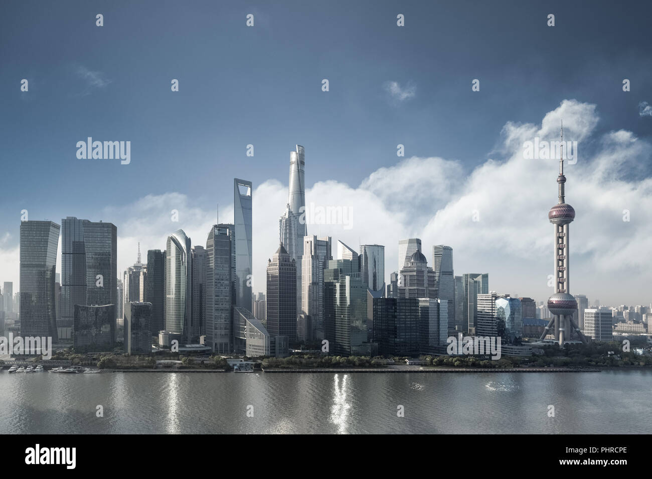 Shanghai skyline cityscape in hi-res stock photography and images - Alamy