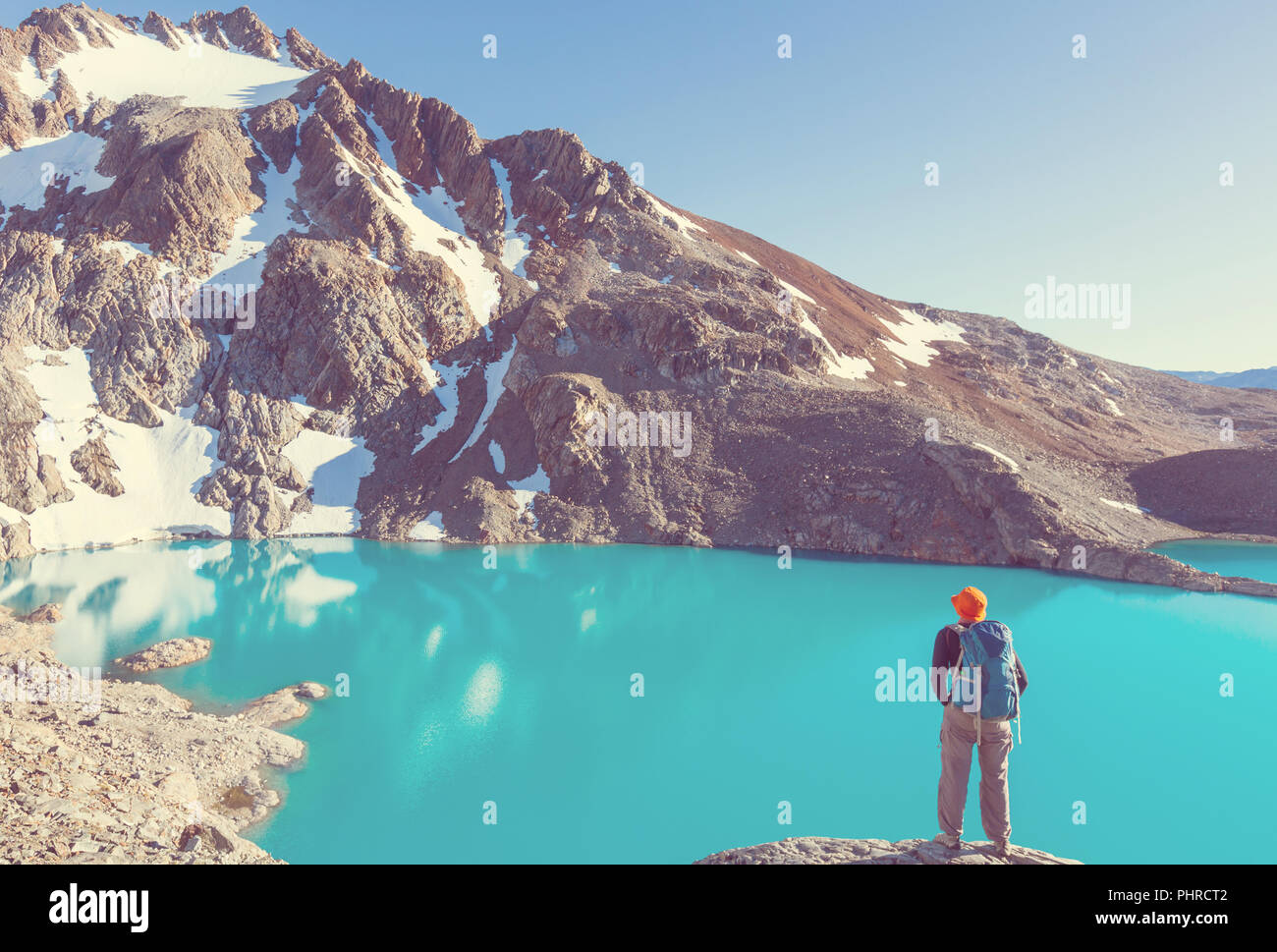 Hike in Patagonia Stock Photo - Alamy