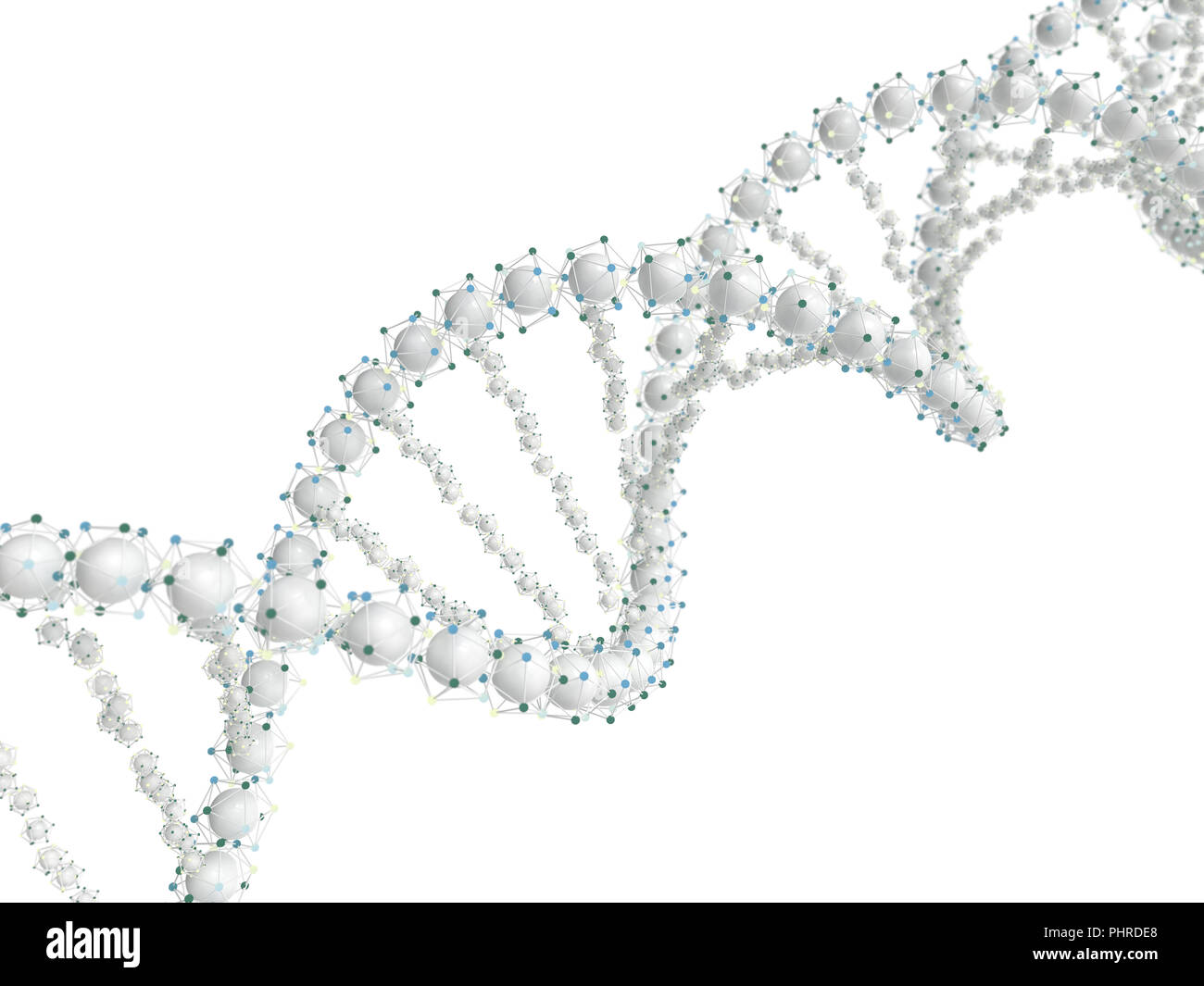 DNA chain. Abstract scientific background. Beautiful illustraion ...