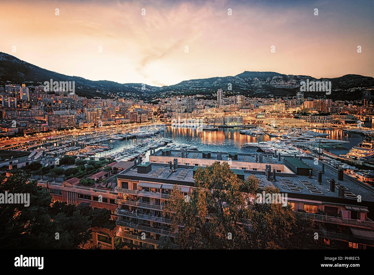 Harbor view sunset hi-res stock photography and images - Alamy