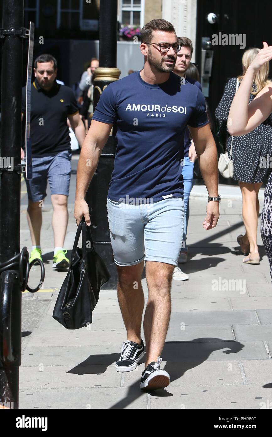 Alex Miller seen leaving Bauer Media after doing radio interviews ...