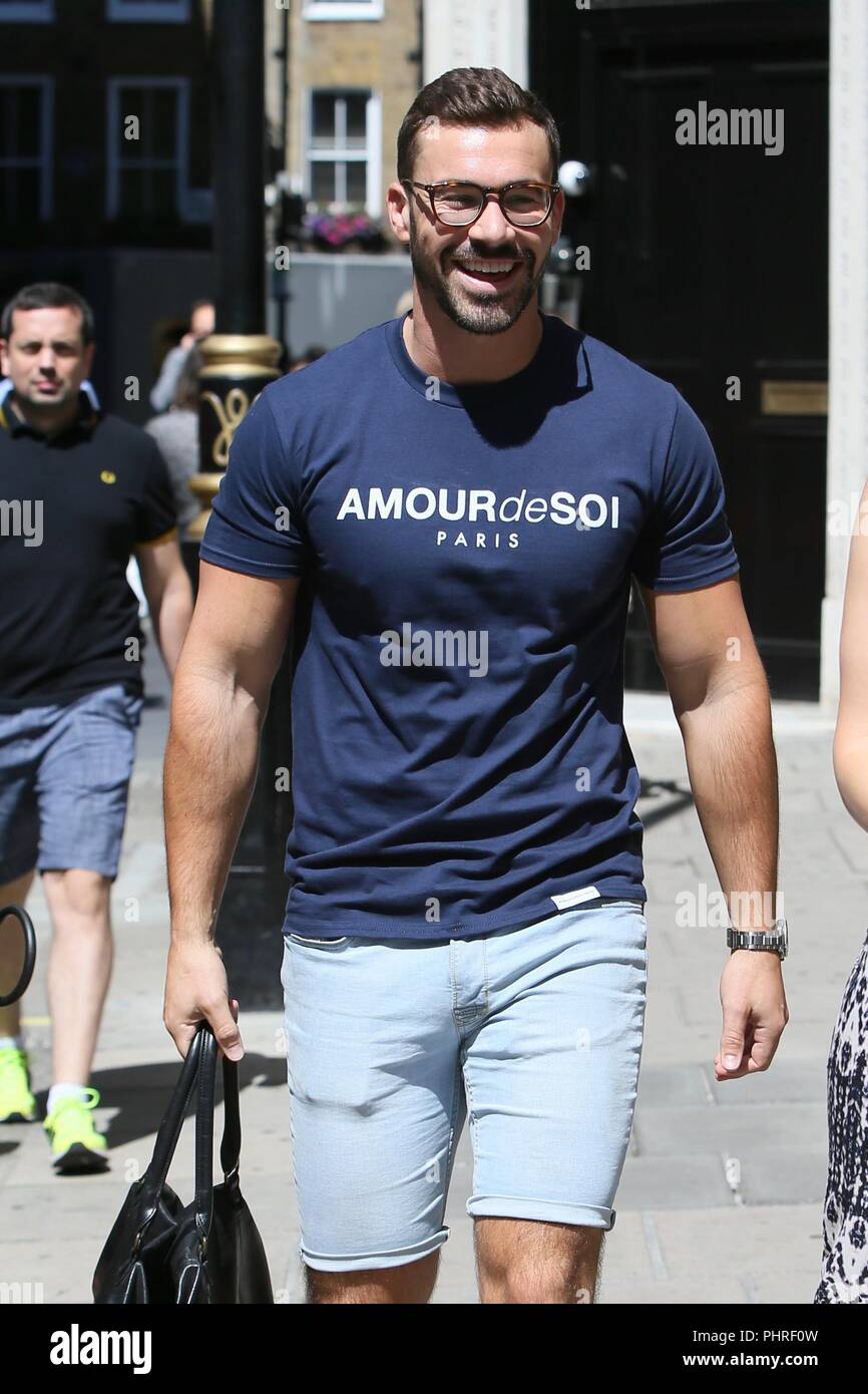 Alex Miller seen leaving Bauer Media after doing radio interviews ...