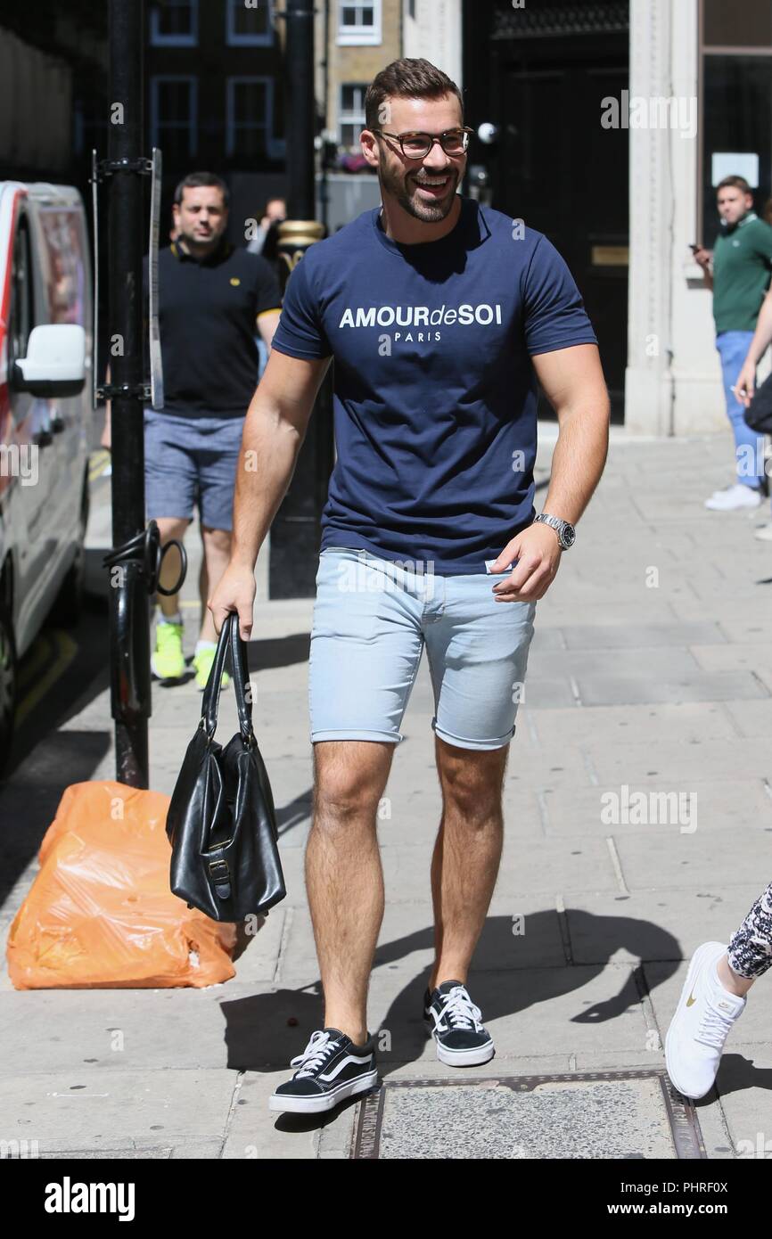 Alex Miller seen leaving Bauer Media after doing radio interviews ...