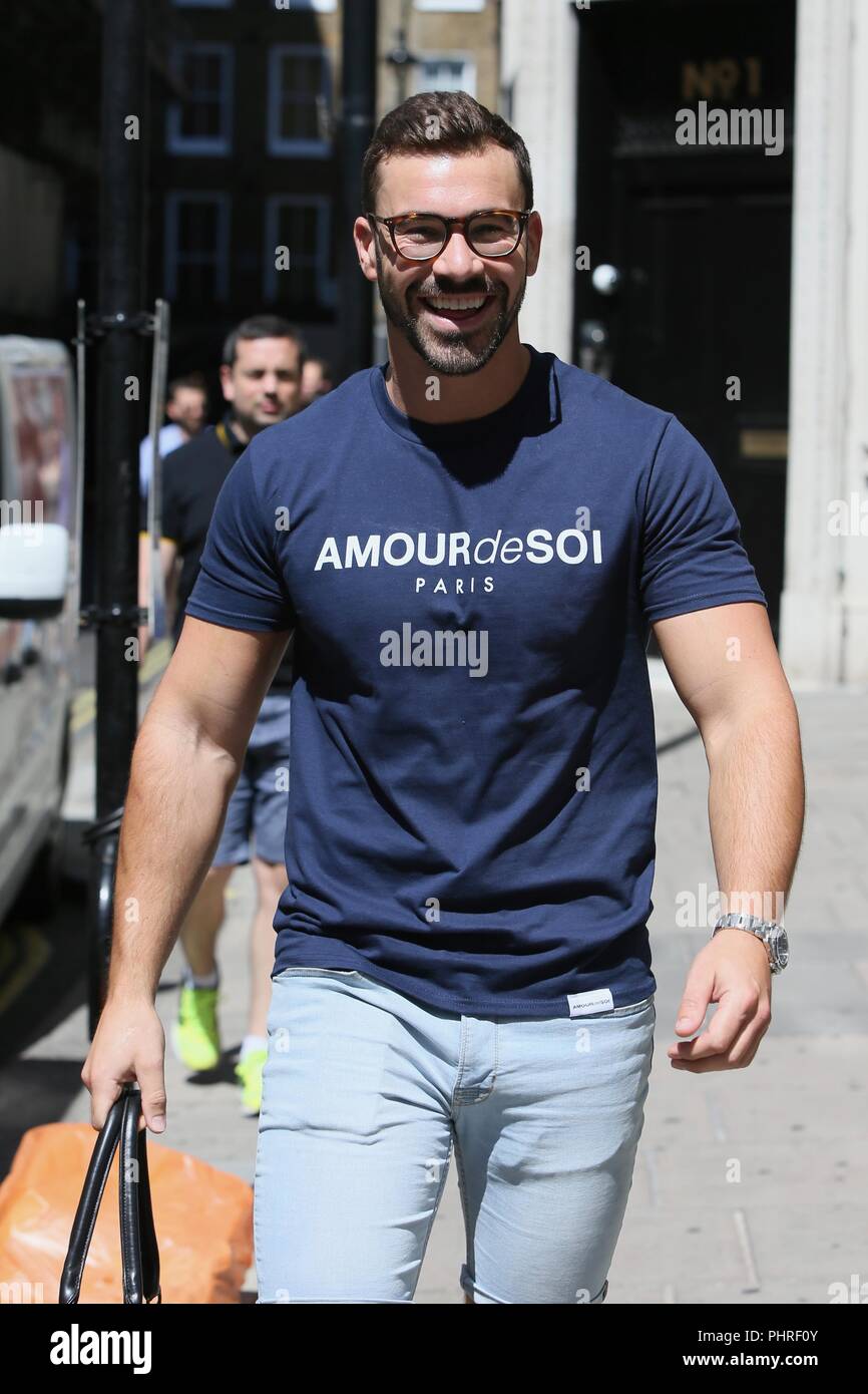 Alex Miller seen leaving Bauer Media after doing radio interviews ...